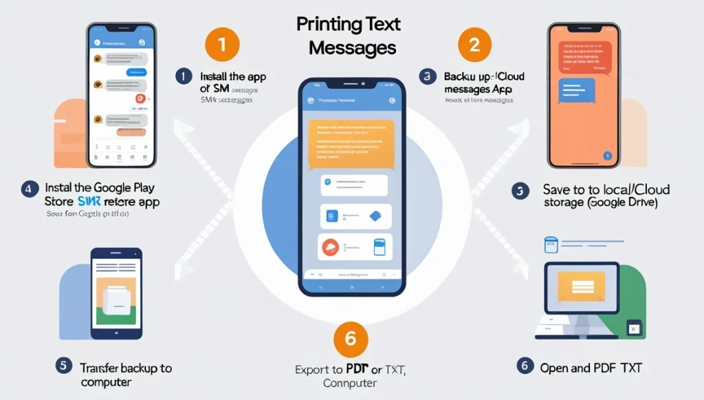 How To Print Text Messages From Android Easily